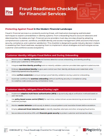 Fraud Readiness Checklist for Financial Services – B2B WORLD CONTENT